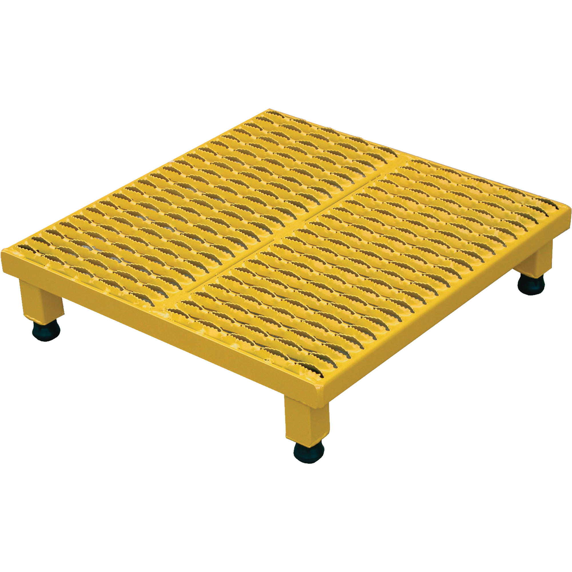 Vestil, Adjustable Height Serrated Step Work-Mate Stand, Capacity 500 lb, Platform Width 72 in ...